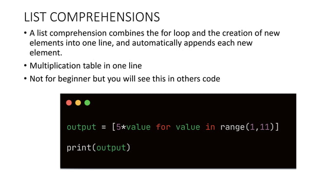PART 3 - Python Tutorial | For Loop In Python With Examples | PPT