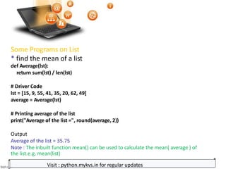 lists8.pptx of chapter 12 IP Basic Python | PPT