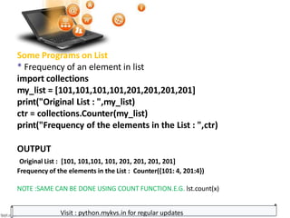 lists8.pptx of chapter 12 IP Basic Python | PPT