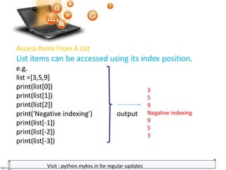 lists8.pptx of chapter 12 IP Basic Python | PPT