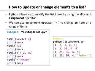 Comprehensive Guide to Python Lists: Creation, Operations, and Methods ...