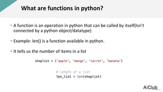 Lists methods | PPTX