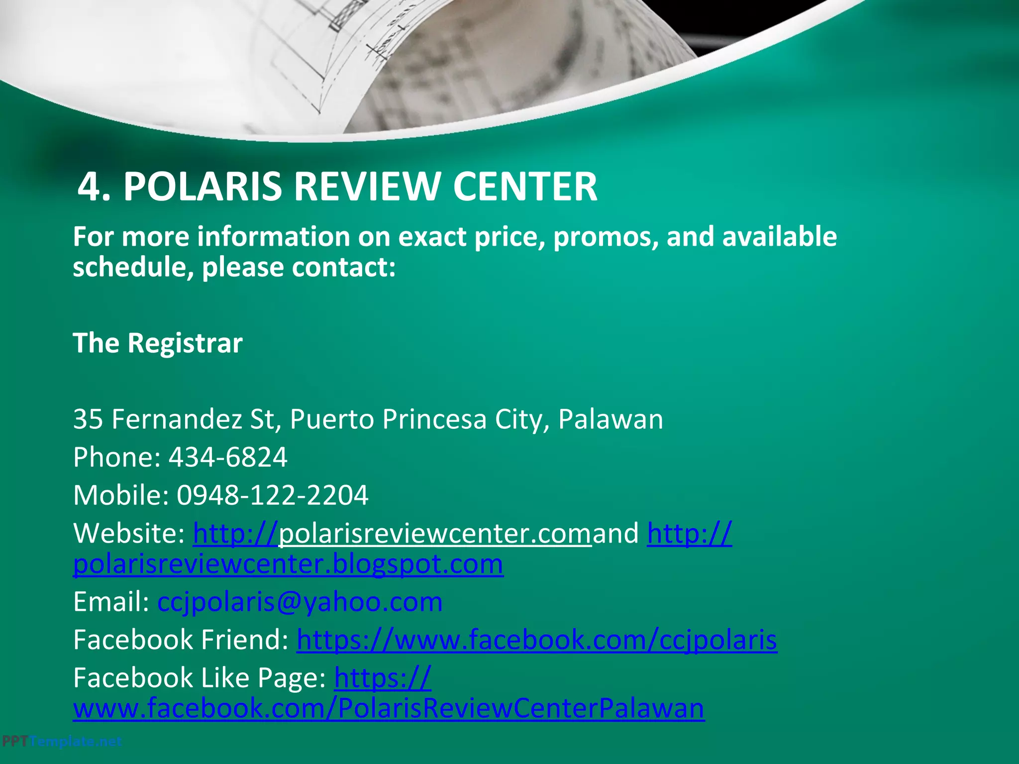Lists of Civil Engineering Review Centers in the Philippines | PPT