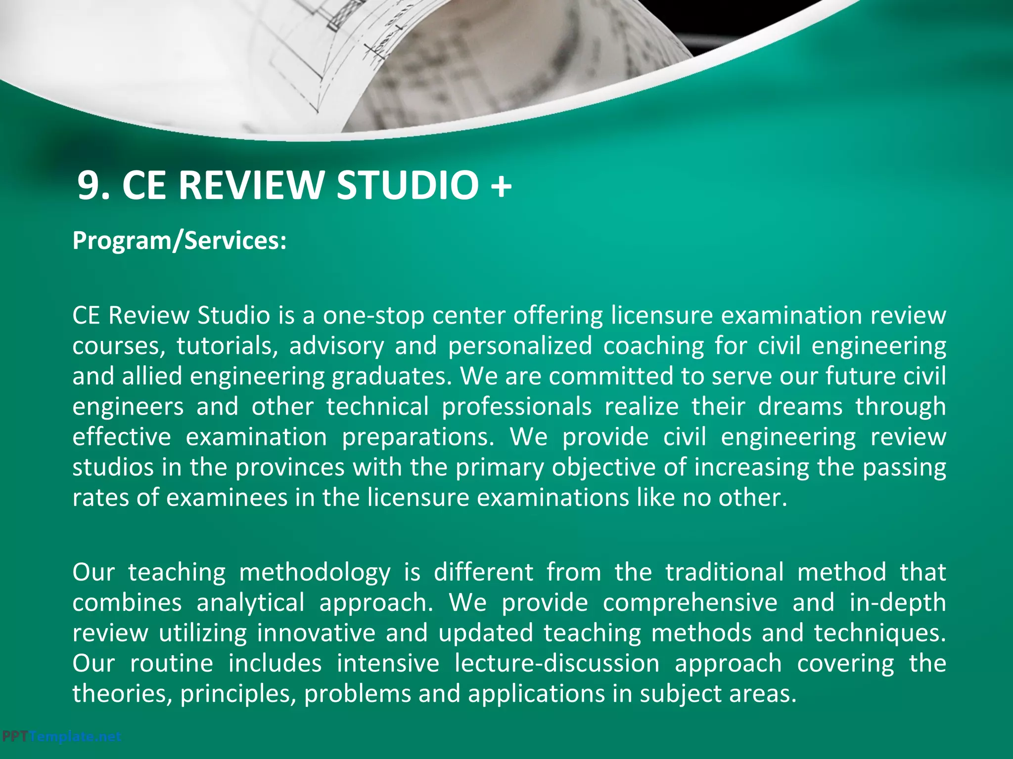 Lists of Civil Engineering Review Centers in the Philippines | PPT