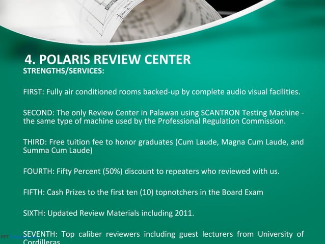 Lists of Civil Engineering Review Centers in the Philippines | PPT ...