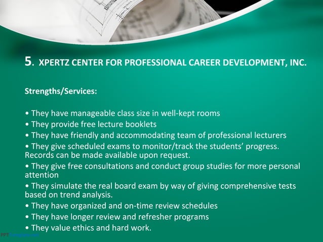 Lists of Civil Engineering Review Centers in the Philippines | PPT ...