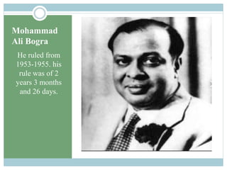 Lists of prime ministers of pakistan | PPTX