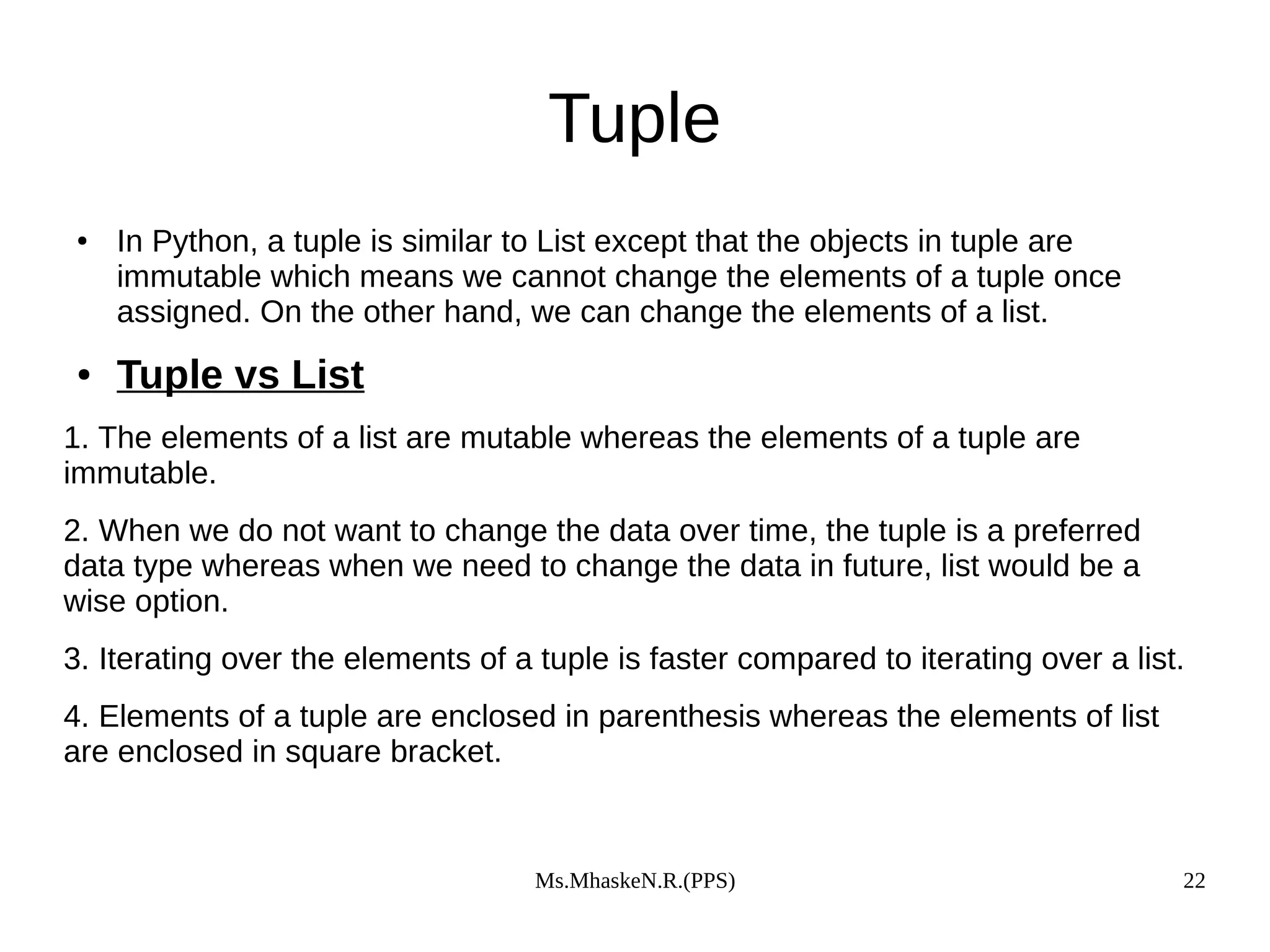 List,tuple,dictionary | PDF