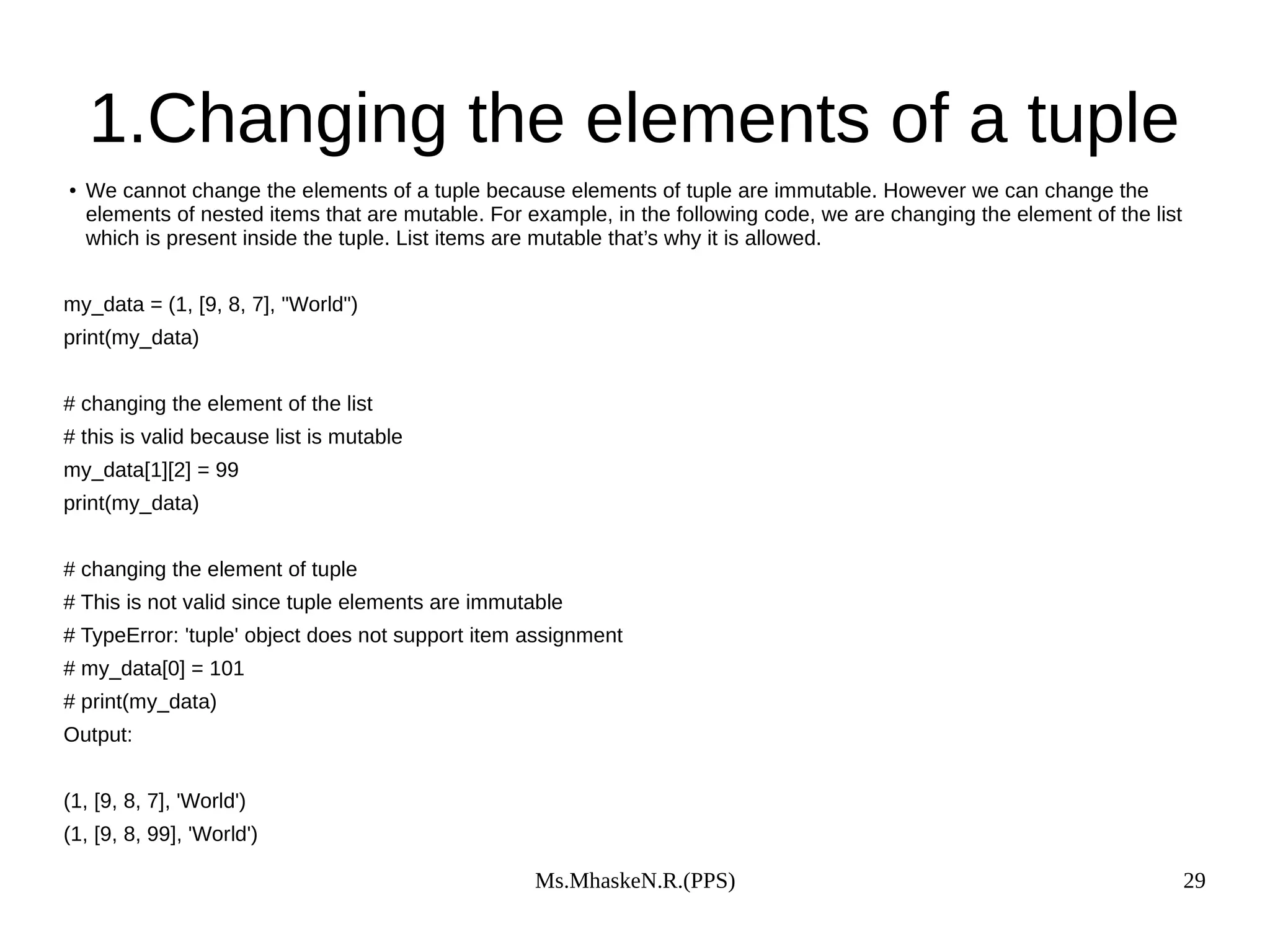 List,tuple,dictionary | PDF