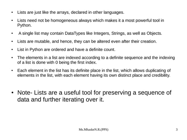 List,tuple,dictionary | PDF