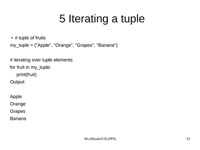 List,tuple,dictionary | PDF