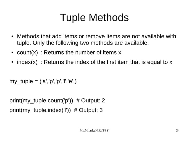 List,tuple,dictionary | PDF