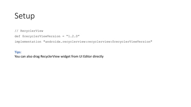 ListView RecyclerView.pptx