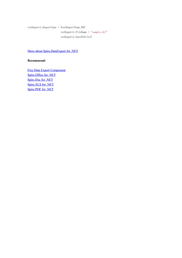 Listview to dif | PDF