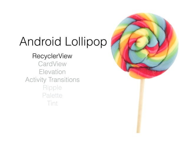 ListView vs RecyclerView | PPT