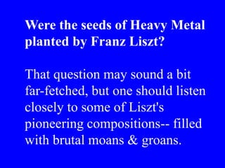 Liszt Powerpoint - pdf | PPT