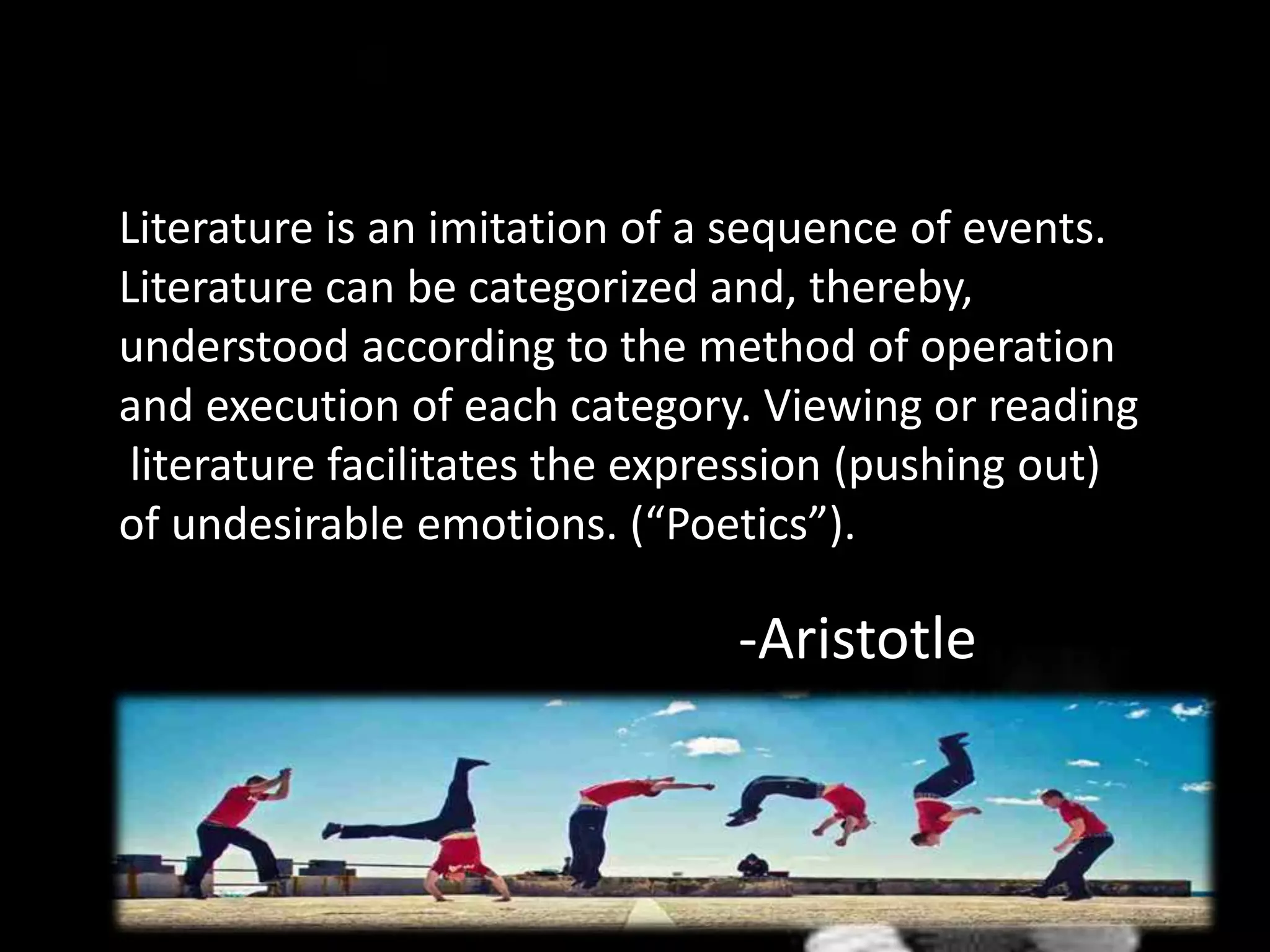 Literature definition | PPT