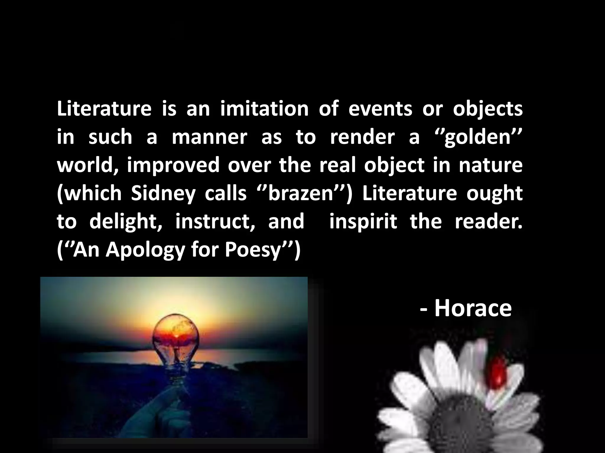 Literature definition | PPT