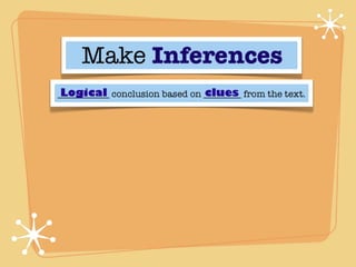 Reading Strategies: making inferences and visualization | KEY