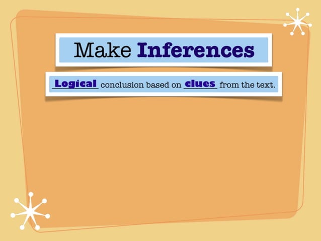 Reading Strategies: making inferences and visualization | KEY