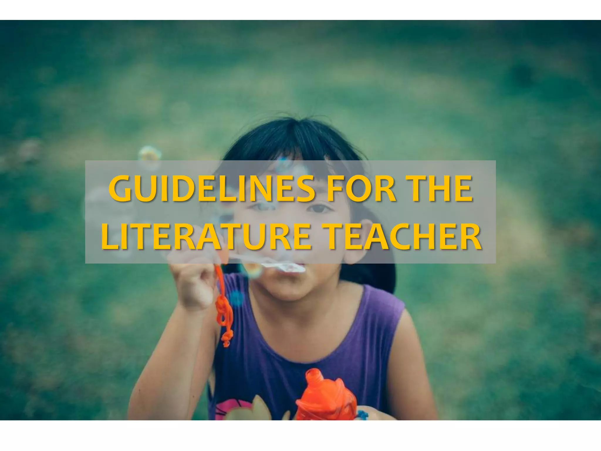 Issues in Children's Literature | PPTX