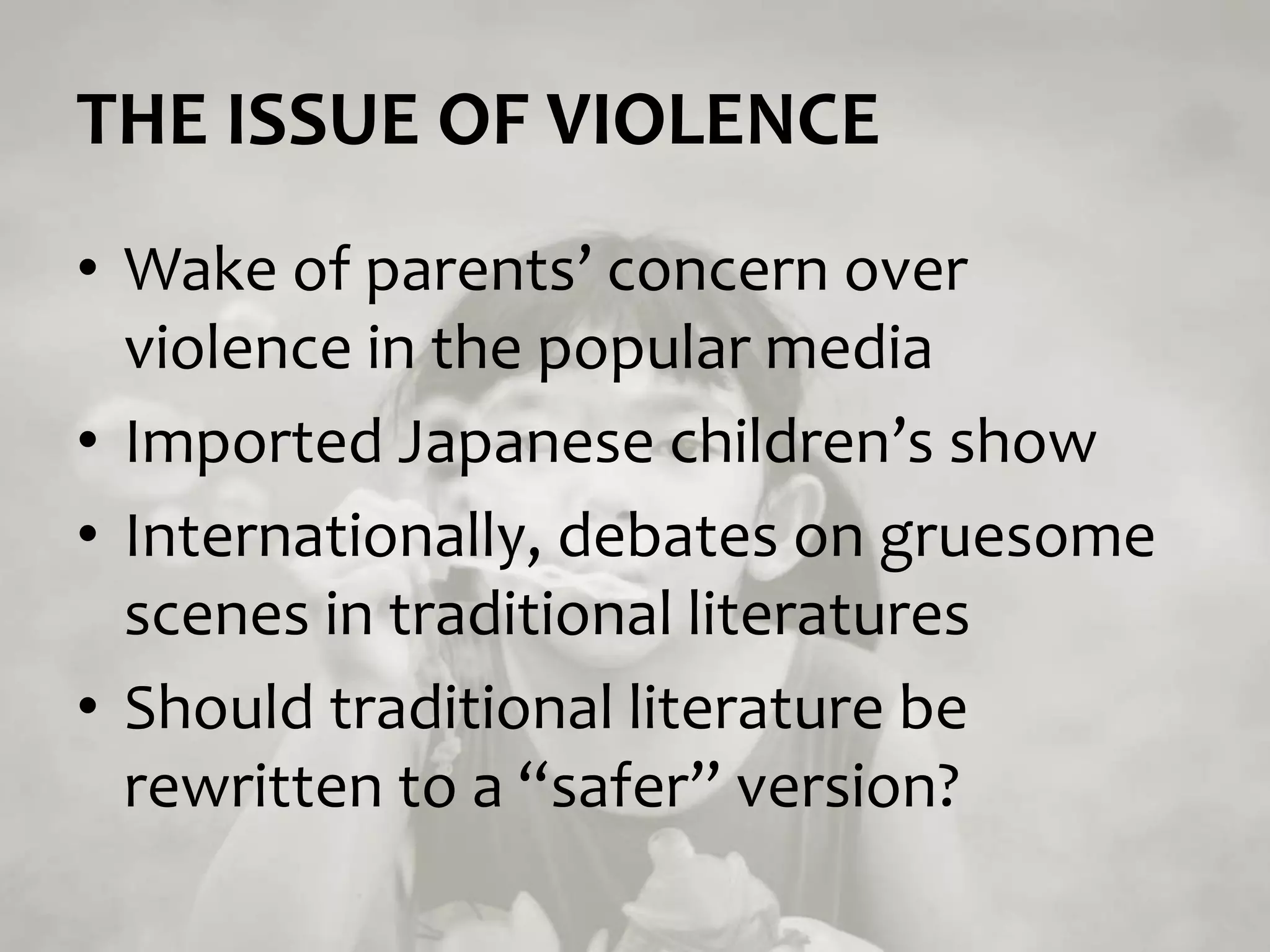 Issues in Children's Literature | PPTX