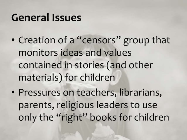 Issues in Children's Literature | PPTX