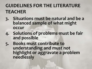 Issues in Children's Literature | PPTX