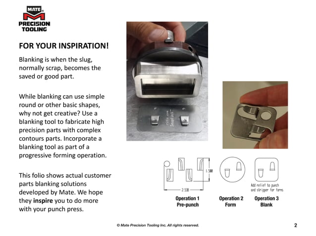 Lit01312 blanking tools | PPT