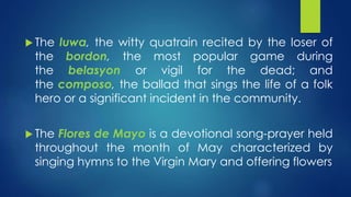 Philippine Literature I. Region VI. | PPTX