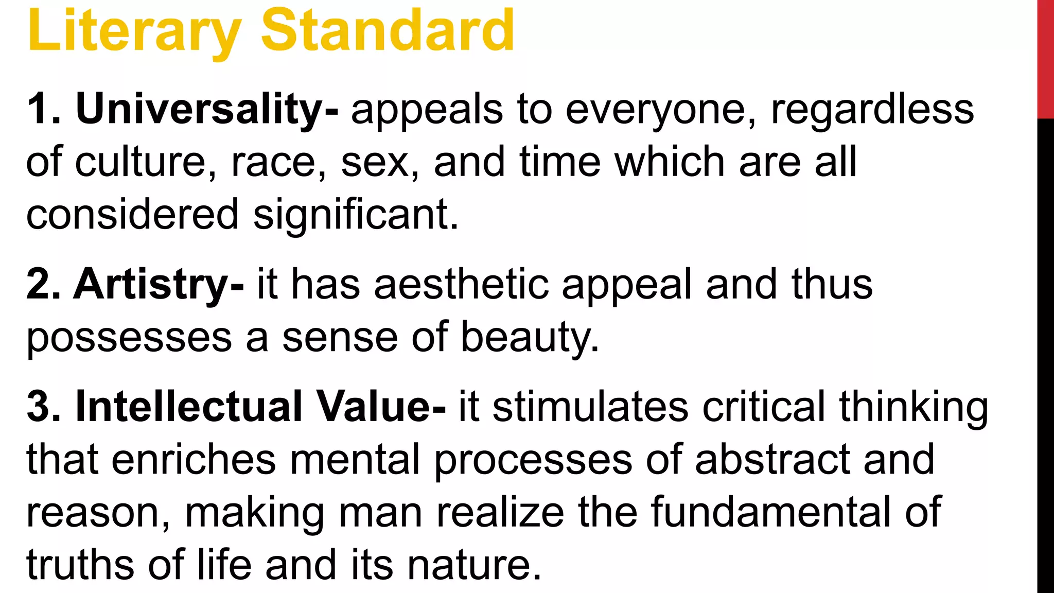 Defining Literature | PPT