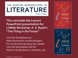 Lit11 byatt thing_intheforest_demo_key | PPT