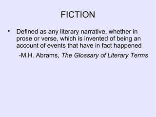 Lit13: Introduction to Fiction and the Plot | PPT