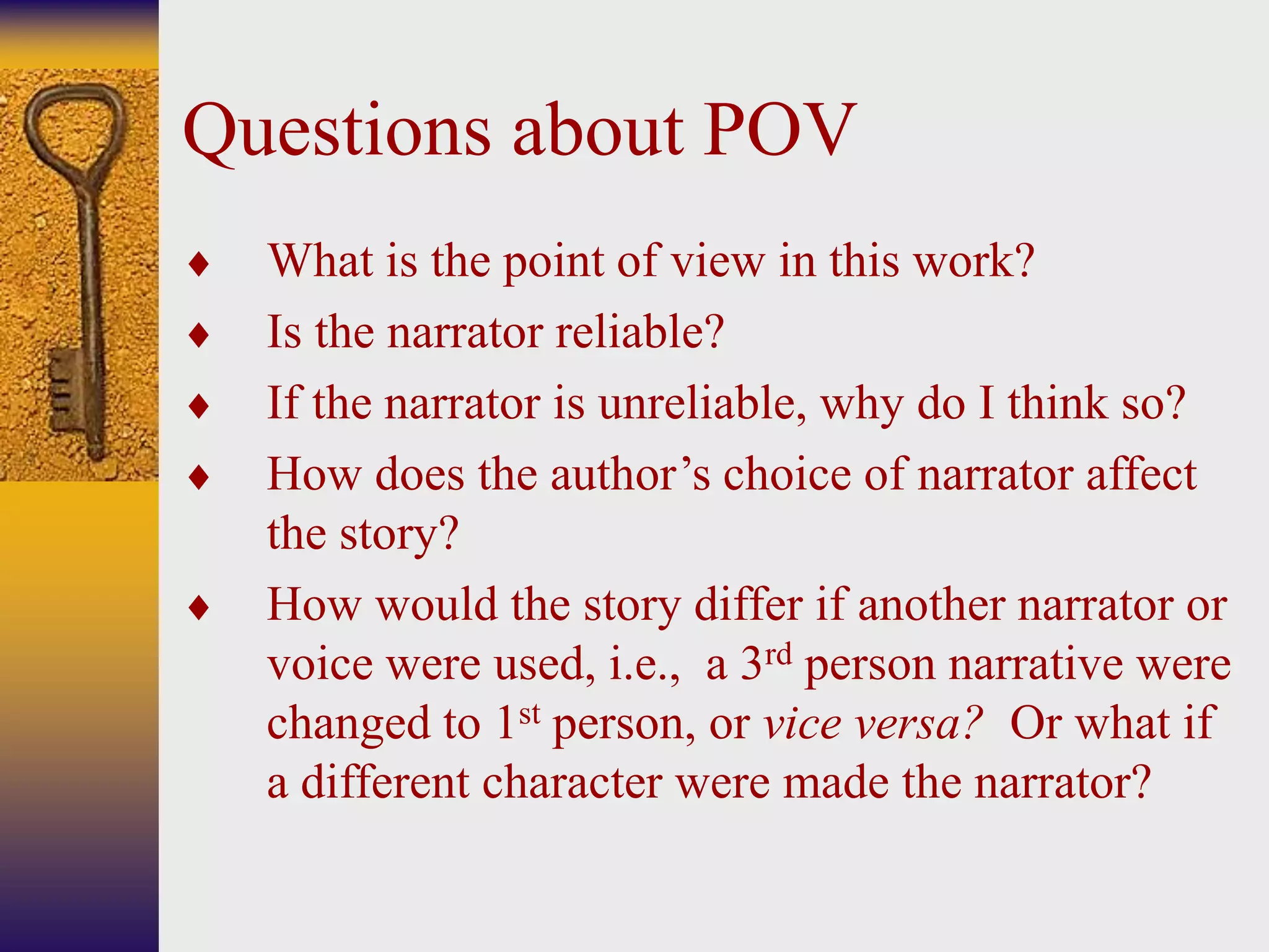 Point of View PPT | PPT