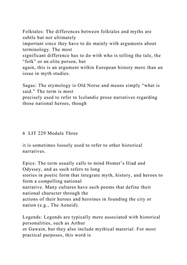 LIT 229 Module Three 1 The Function of Form .docx