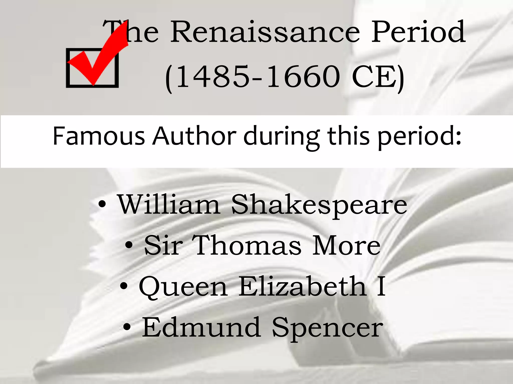 World Literature - Overview of literature through the ages | PPTX