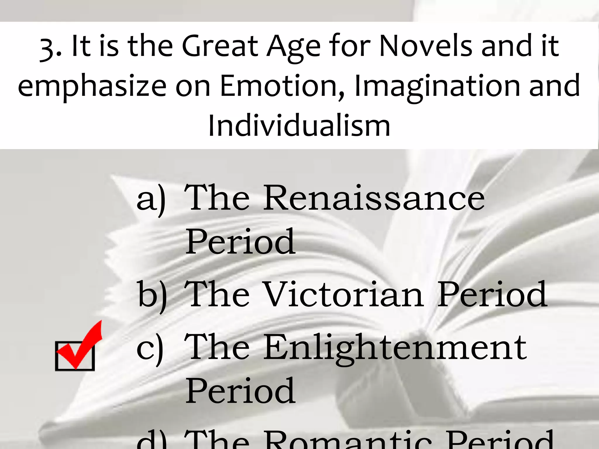 World Literature - Overview of literature through the ages | PPTX