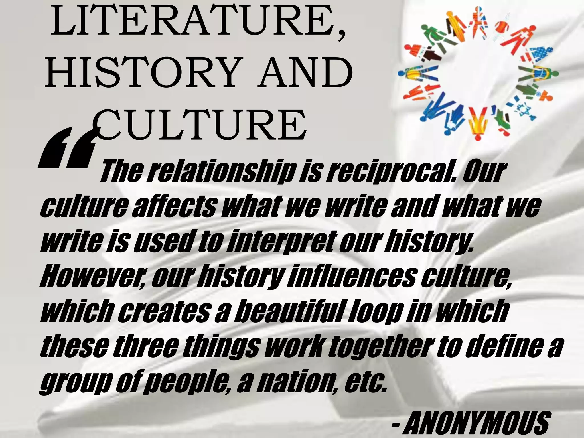 World Literature - Overview of literature through the ages | PPTX