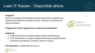 Principios Lean: Una perspectiva histórica desde las cadenas de ...