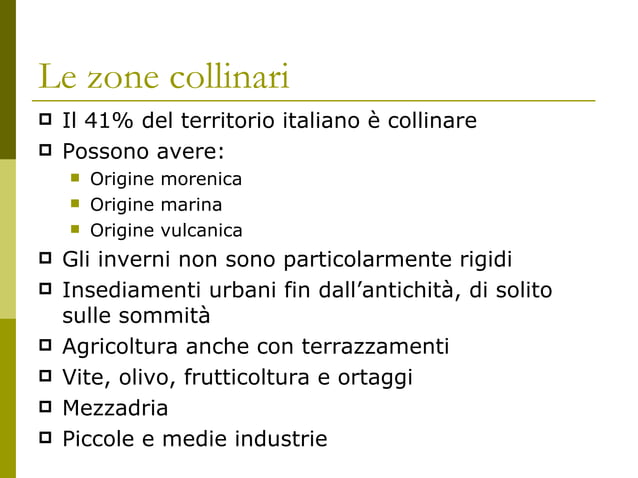 La morfologia dell\'Italia | PPT