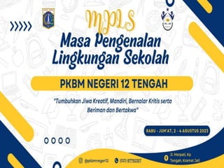 materi masa pengenalan lingkungan sekolah | PPT