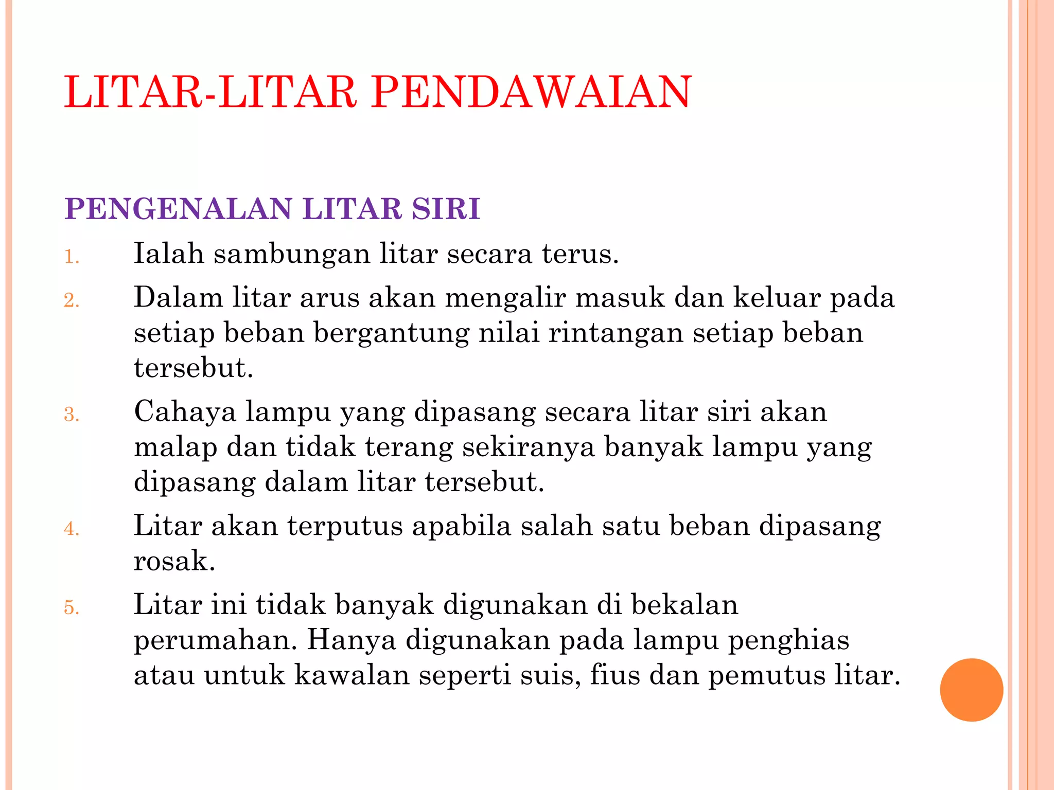 Pengenalan Litar-litar Pendawaian | PPT