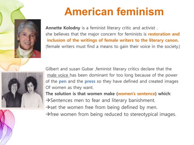 Litarary criticism.feminism.elain showalter | PPTX