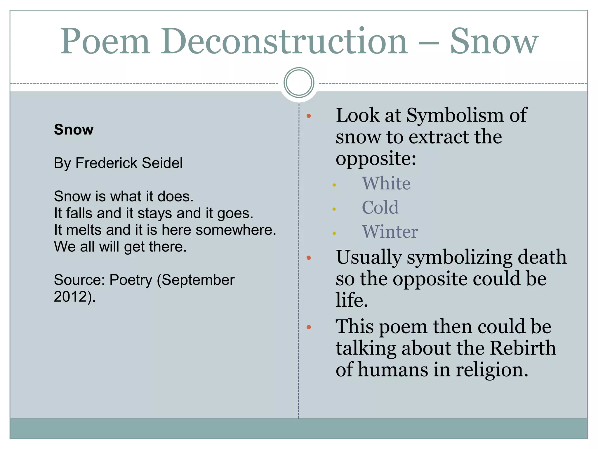 Literary Criticism: Deconstruction | PPTX