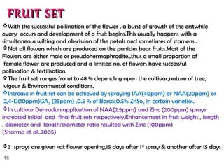 Flowering and Fruit sett in Litchi | PPT