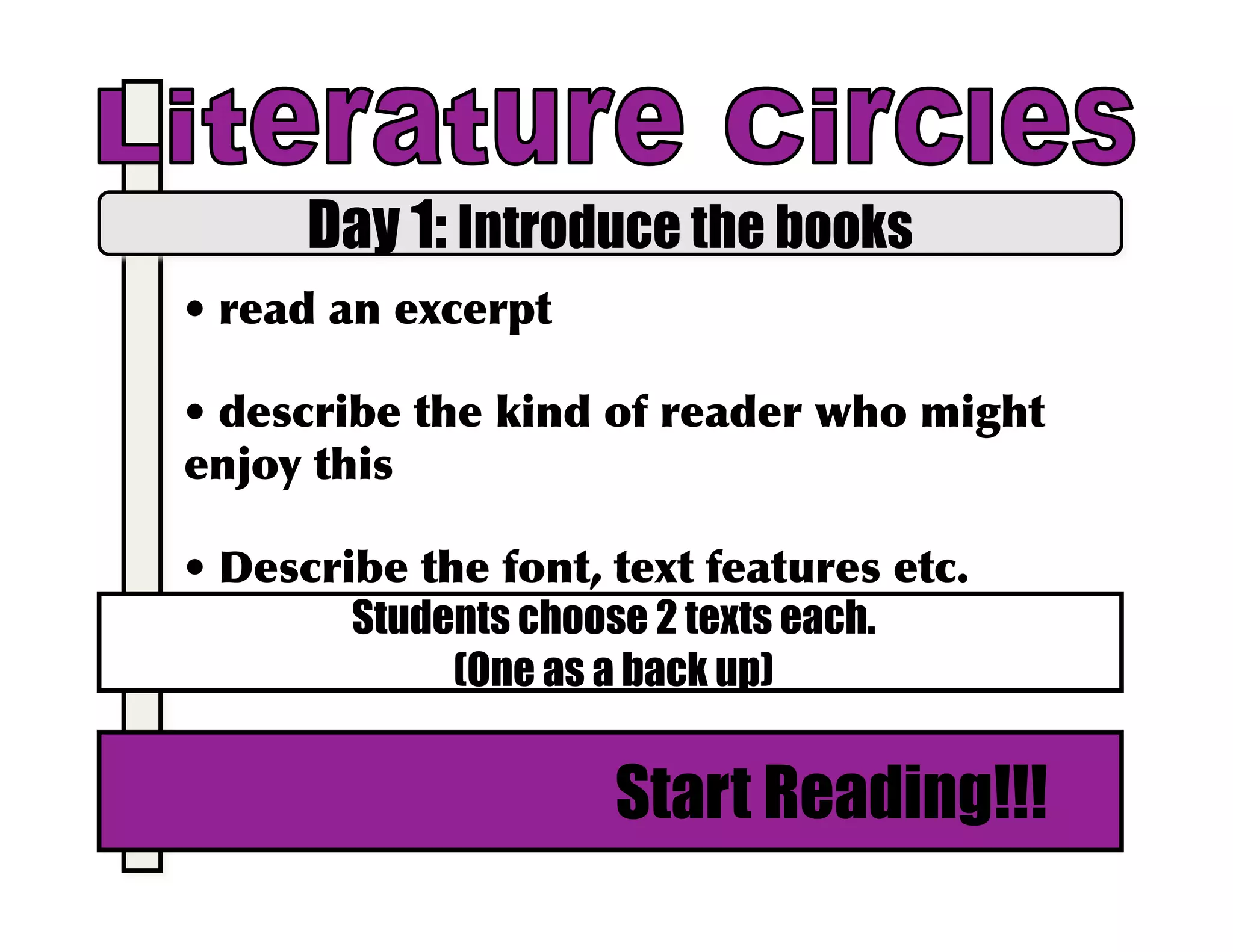 Lit Circles 2013 | PPT