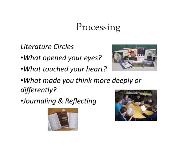 Lit Circles 2013 | PPT