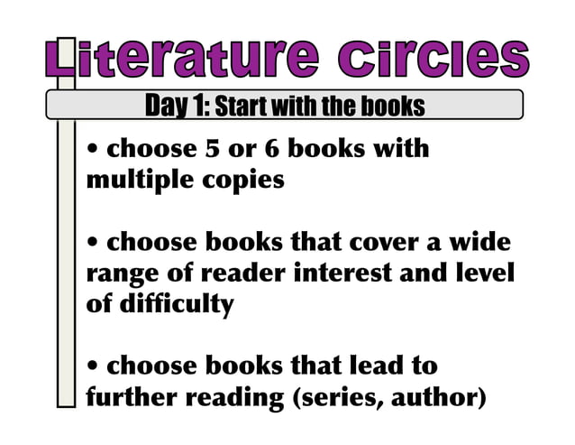 Lit Circles 2013 | PPT