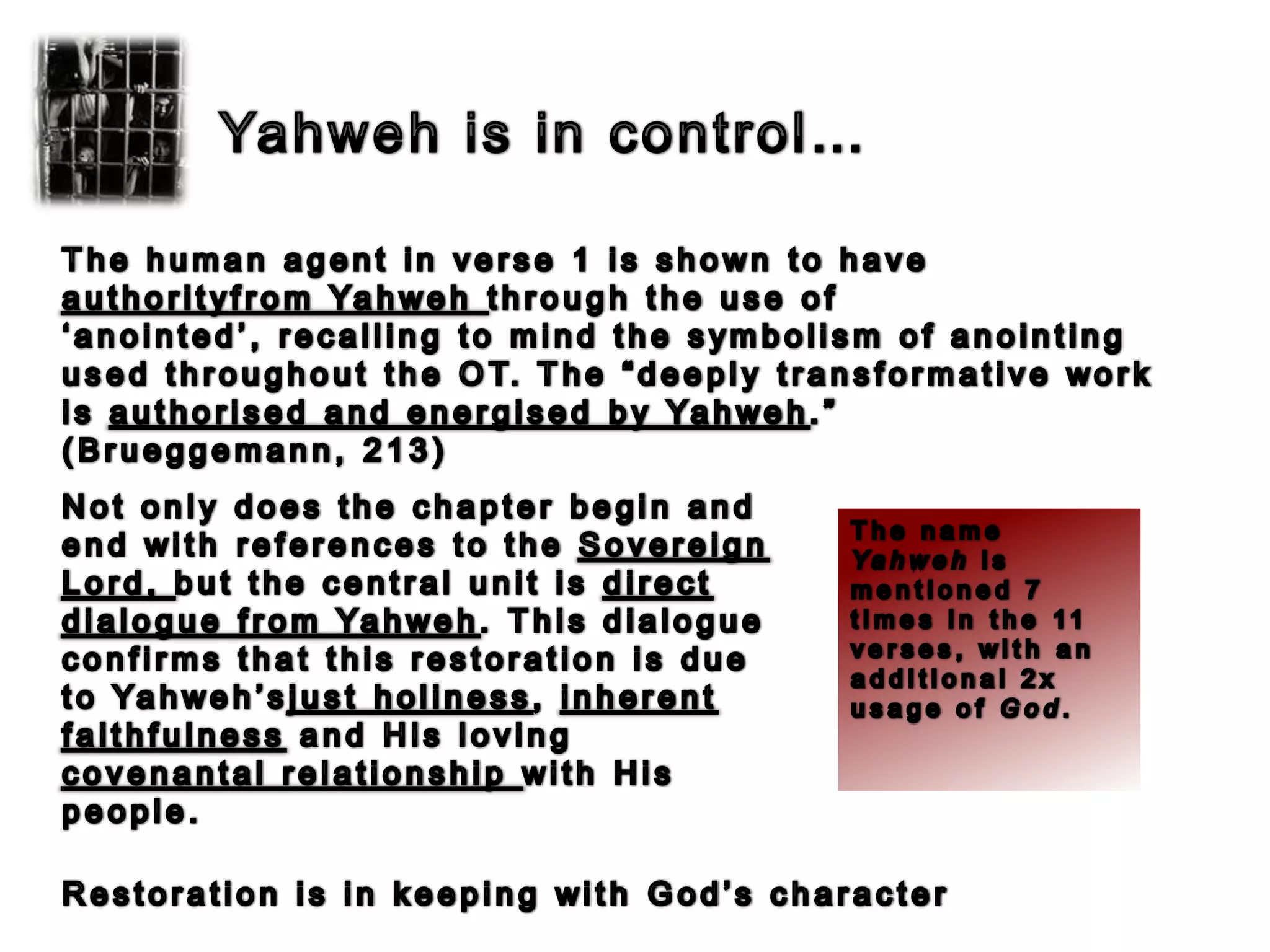 Literary Context Isaiah 61 | PPTX