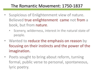Life and works of William Wordsworth, as a pioneer of Romanticism | PPTX